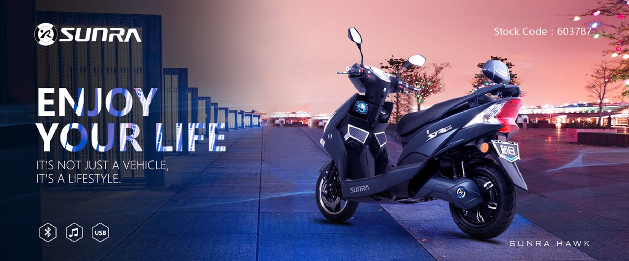 Sunra Hawk - Electric Scooter 2025 - 🇫🇷 France